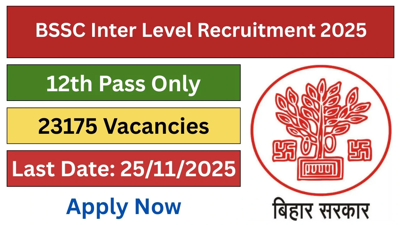 BSSC Inter Level Recruitment 2025 - अभी आवेदन करें